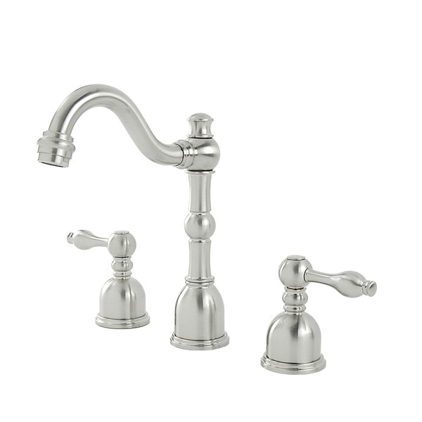 S-Series Victorian 8 in. Widespread 2-Handle High-Arc Bathroom Faucet ...