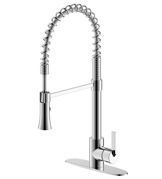 Modern European Residential Single-Handle Pull-Down Sprayer Kitchen Fa ...