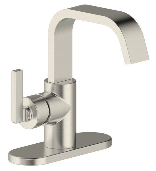 Saint-Lazare 4 in.Centerset Single-Handle Ribbon Spout Bathroom Faucet ...