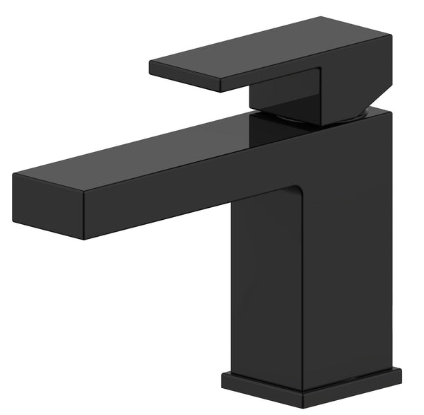 Hotel de Ville Single-Handle Single Hole Lavatory Faucet in Matte Blac ...