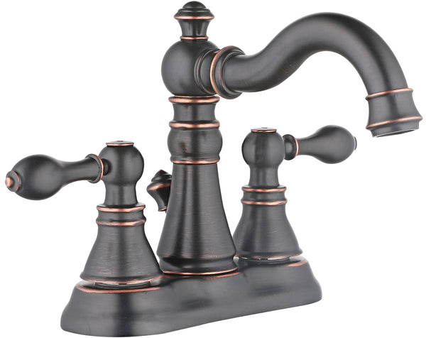 Bagneux Traditional 4 in. Centerset Bathroom Faucet in Oil Rubbed Bron ...